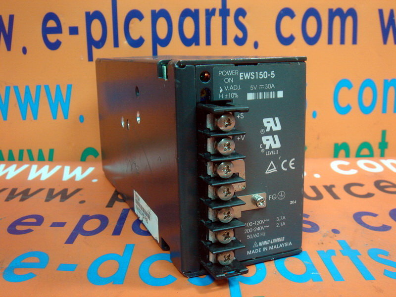 NEMIC-LAMBDA POWER SUPPLY EWS150-5 5V 30A - PLC DCS SERVO Control MOTOR POWER SUPPLY IPC ROBOT